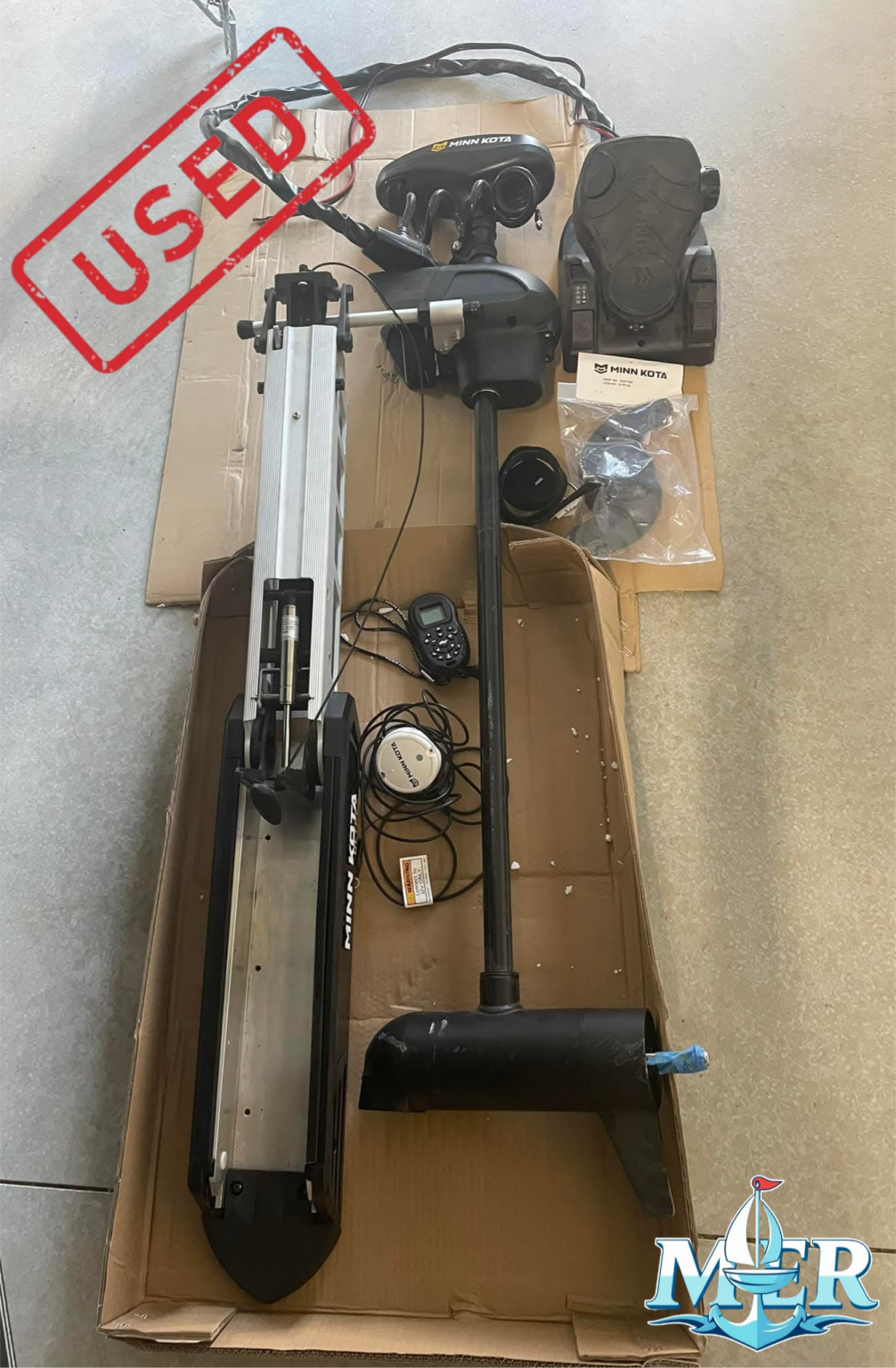 Open Box Minn Kota Ultrex Trolling Motor (45-inch shaft, 24-volt) sport ...