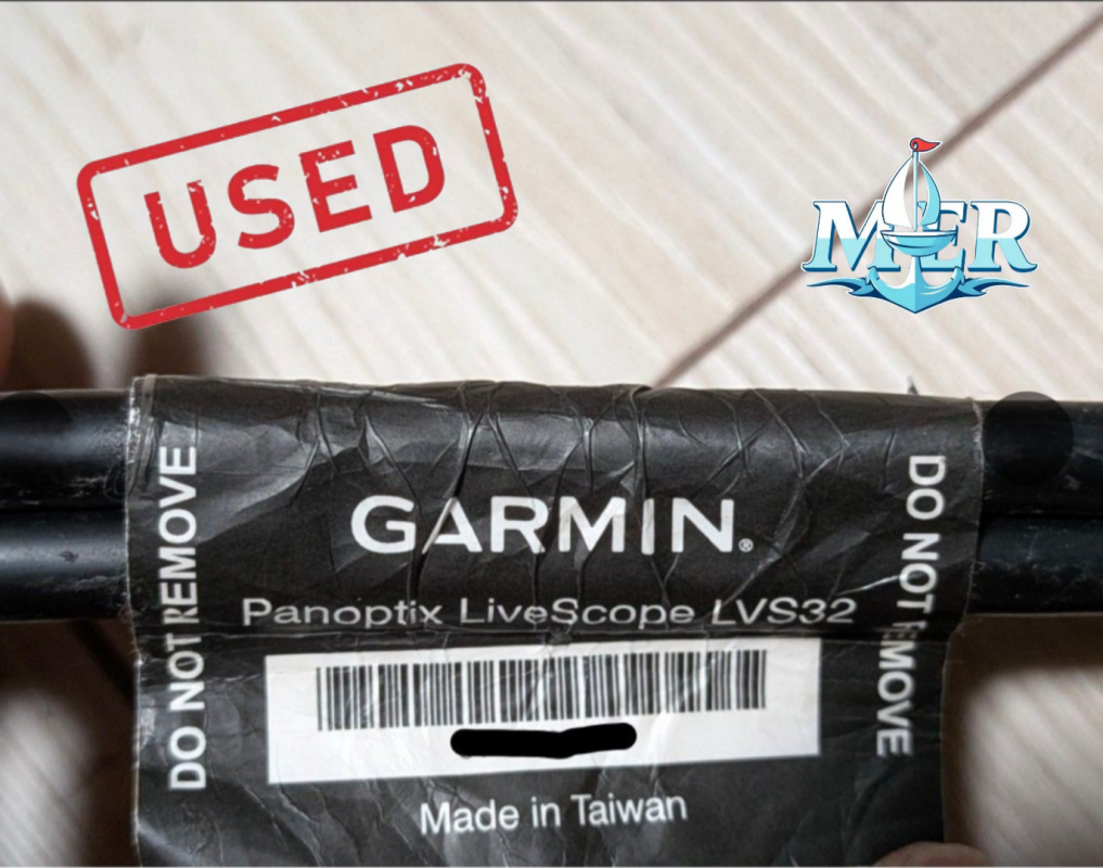 Used Garmin Panoptix LiveScope LVS 32 with GLS 10 Black Box – Marine Reuse