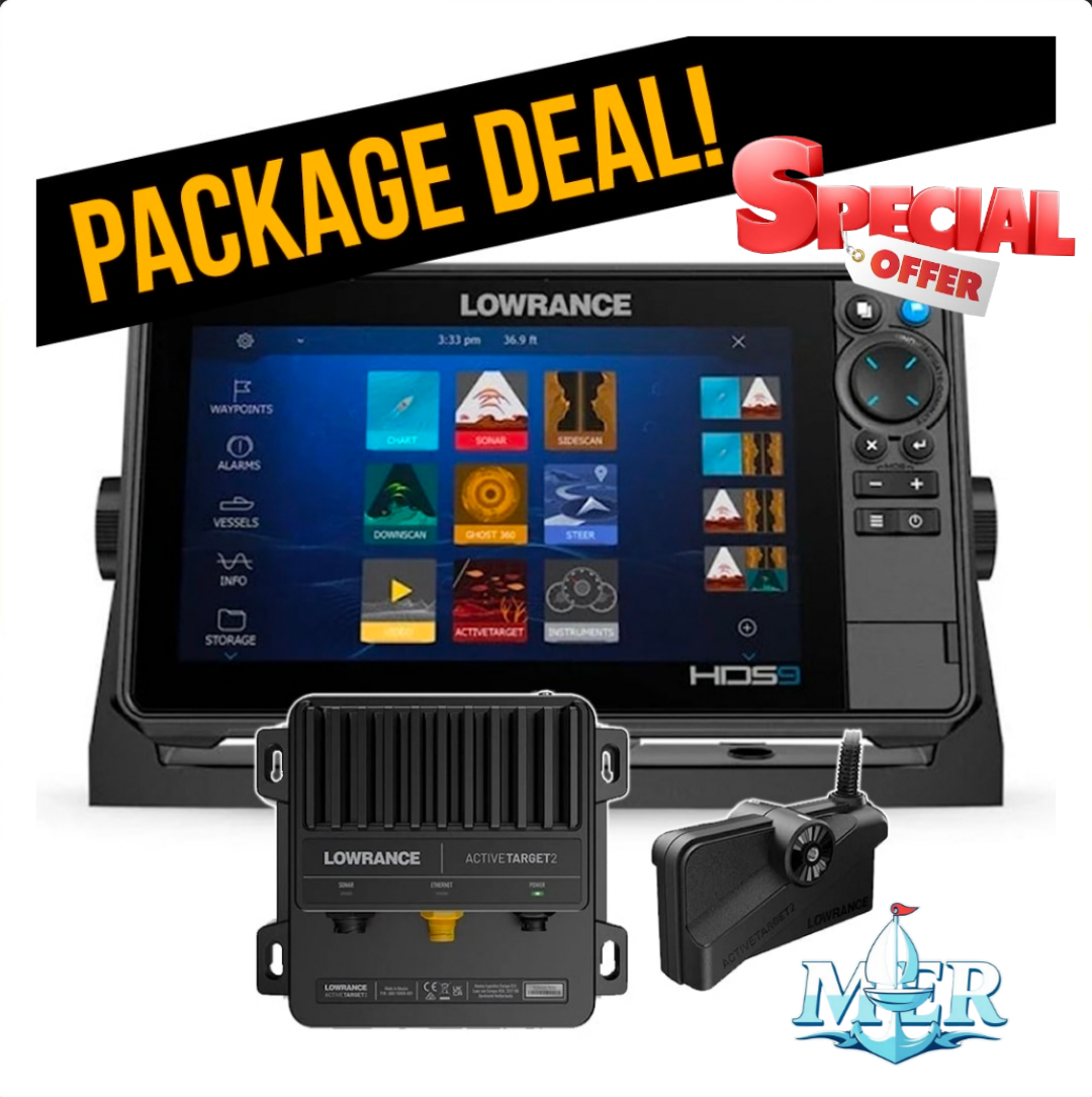 Lowrance HDS PRO 9 + Active Target 2 Live Bundle – Marine Reuse