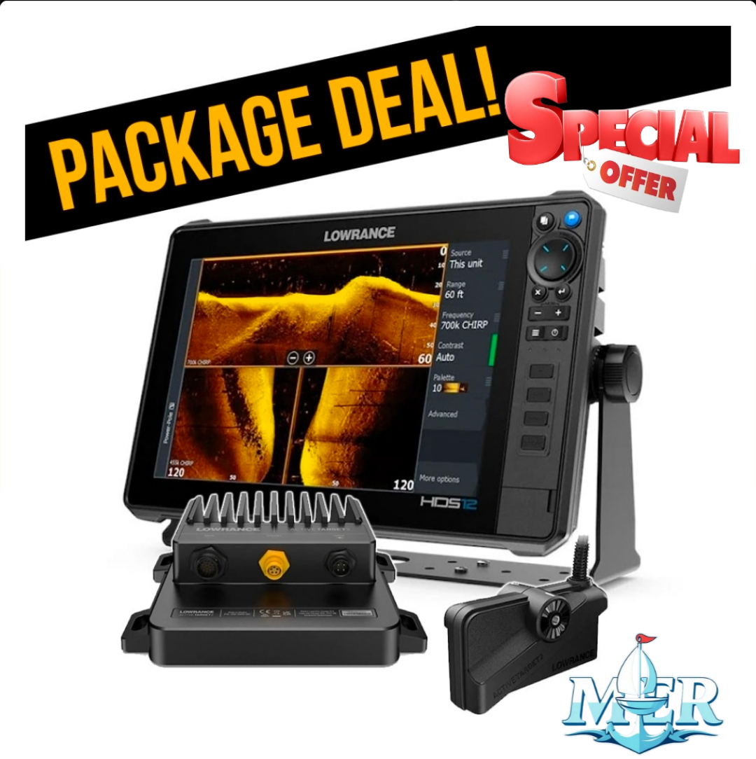 Lowrance HDS PRO 12 + Active Target 2 Live Bundle – Marine Reuse