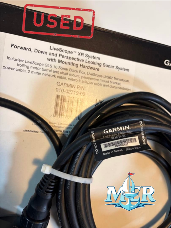 Used Garmin LiveScope XR System w/ GLS 10 & LVS62 Transducer – Marine Reuse
